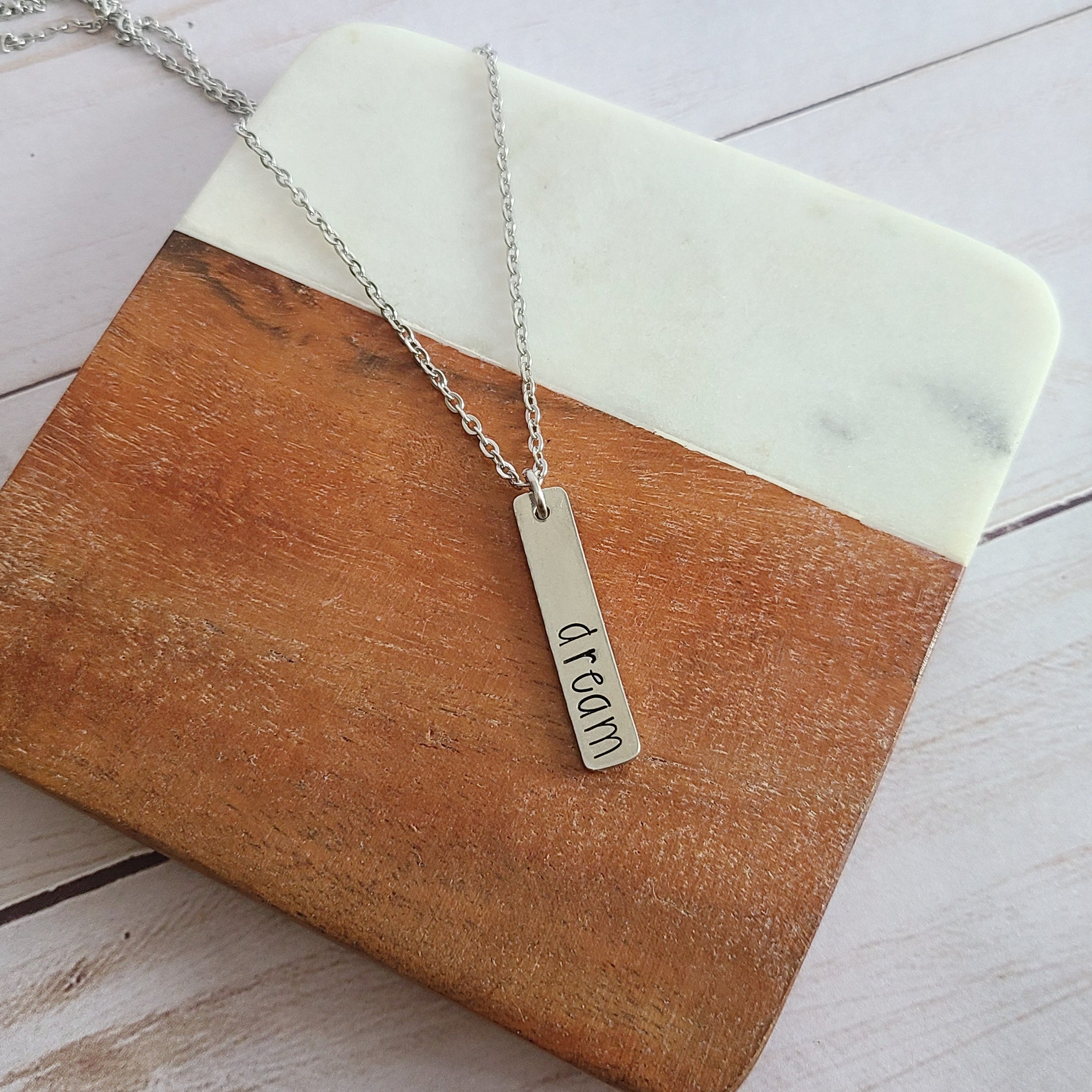 Personalized Choose Your Word Necklace, Custom Word Jewelry with Name ...
