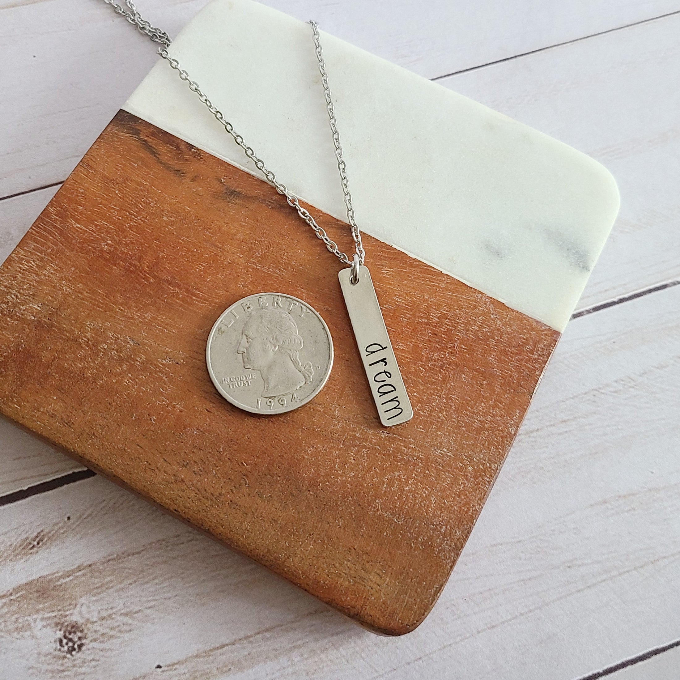 Personalized Choose Your Word Necklace, Custom Word Jewelry with Name ...